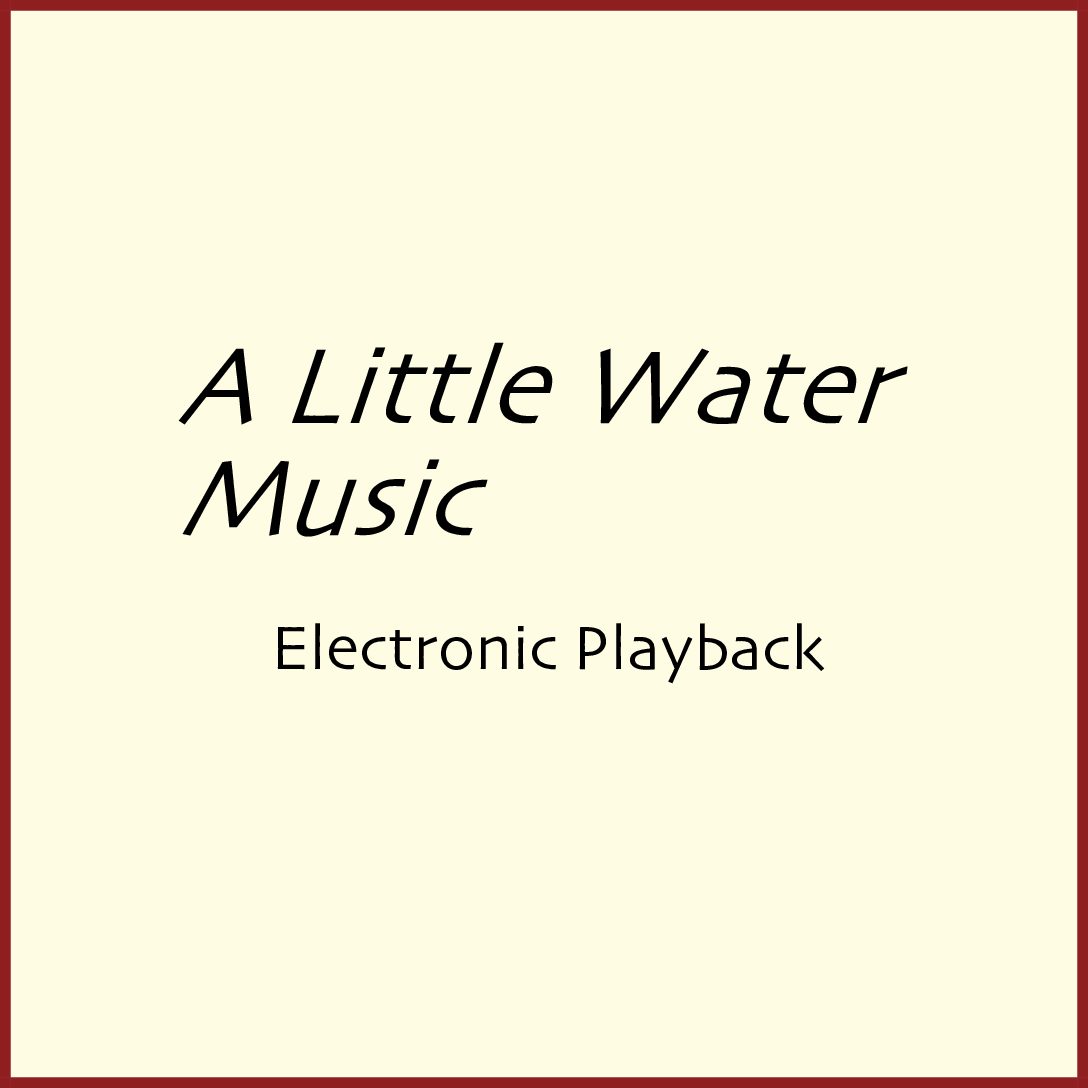 A Little Water Music – Judith Shatin